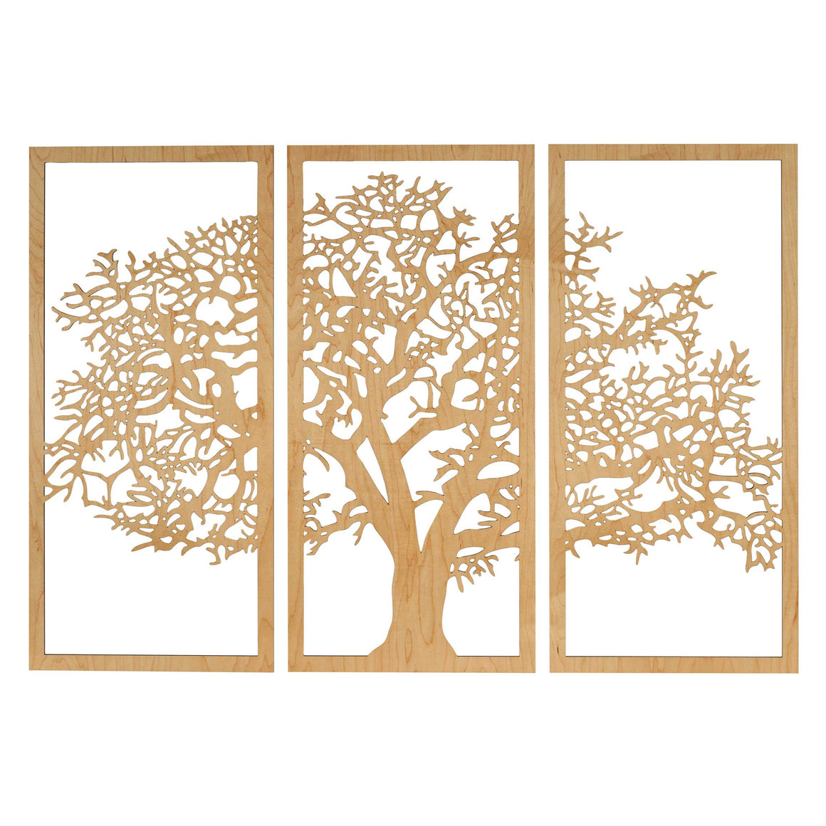 Tree of Life 3D 3 Panel Wall Art | Design by Skyline Workshop ...