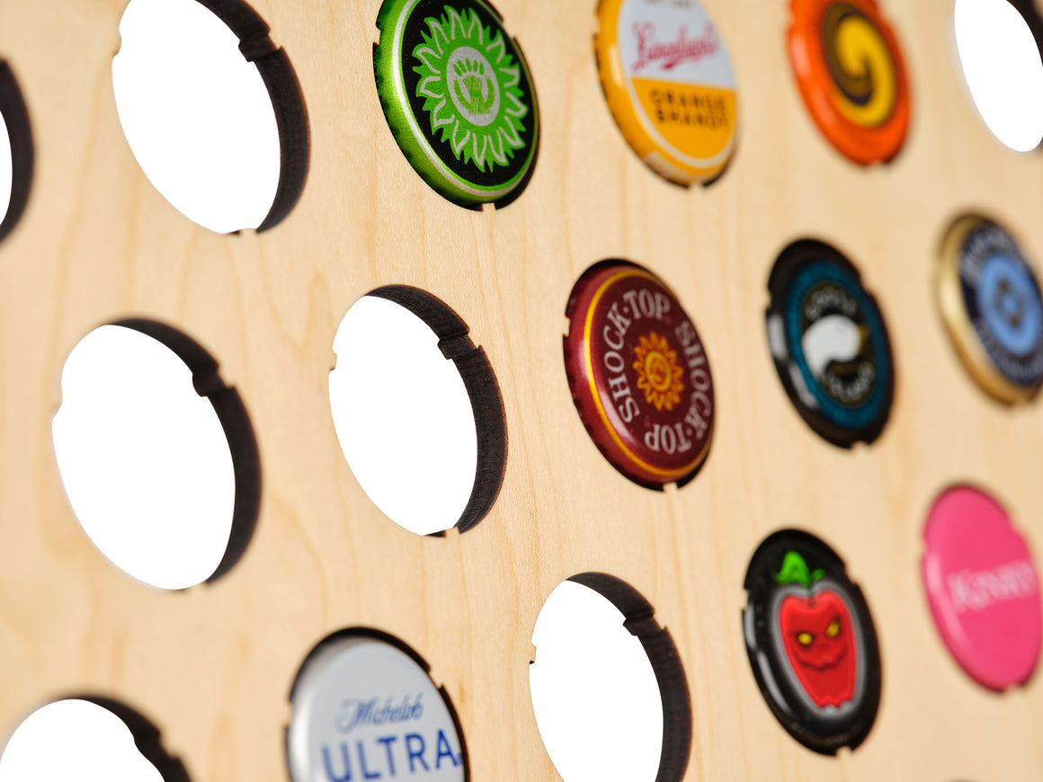 Indiana State Beer Cap Map | Design by Skyline Workshop™ – SkylineWorkshop