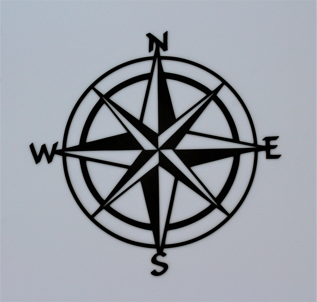 Modern NSEW Compass Wall Art | Design by Skyline Workshop ...